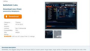 Battlefield 3 Teamspeak 3 Skin - Battlefield Informer